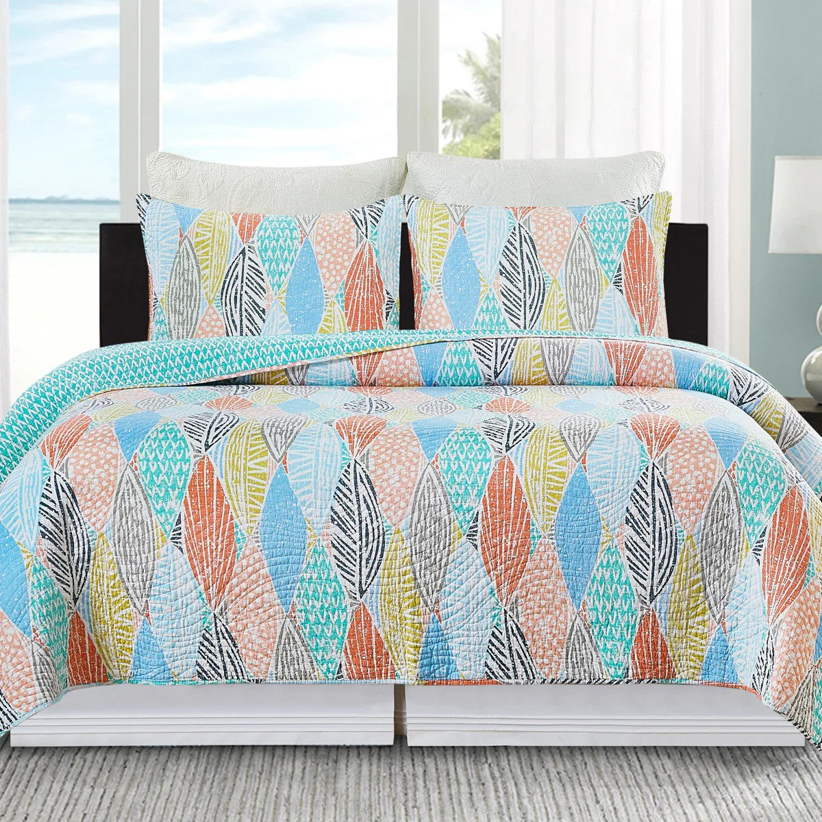 Surfside Sound Quilt Set- Full/Queen — Upscale Furniture