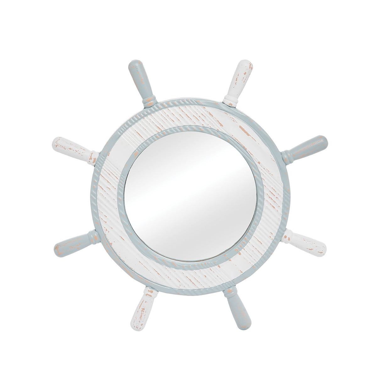 Ship Wheel Mirror — Upscale Furniture